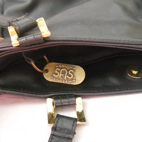 SAS | Bags | Sas Black Leather Bag | Poshmark